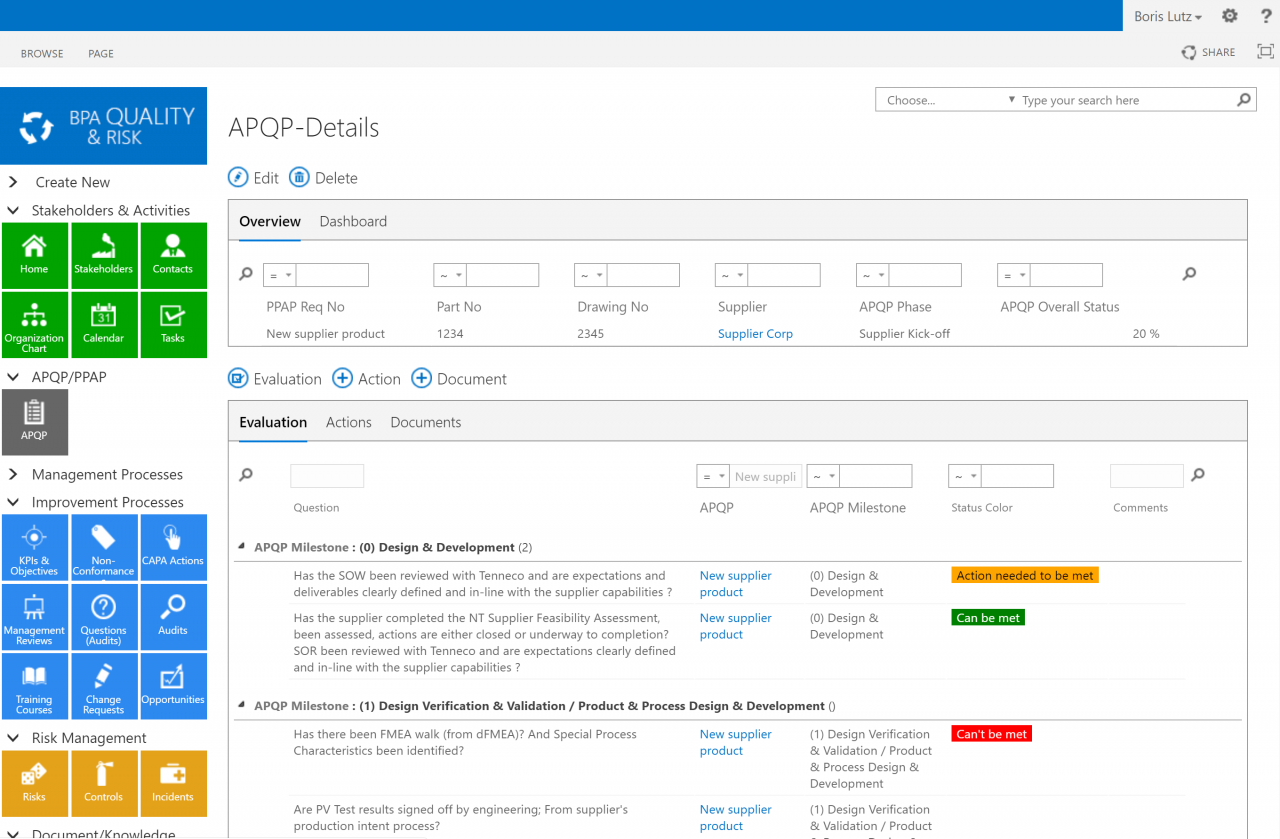 BPA's Software for IATF 16949 & Automotive Industries
