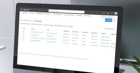 Facilitate supplier management | eQMS powered by Microsoft 365