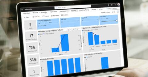 Simplified audit management | eQMS powered by Microsoft 365