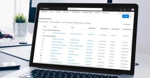 Intuitive document control | eQMS powered by Microsoft 365