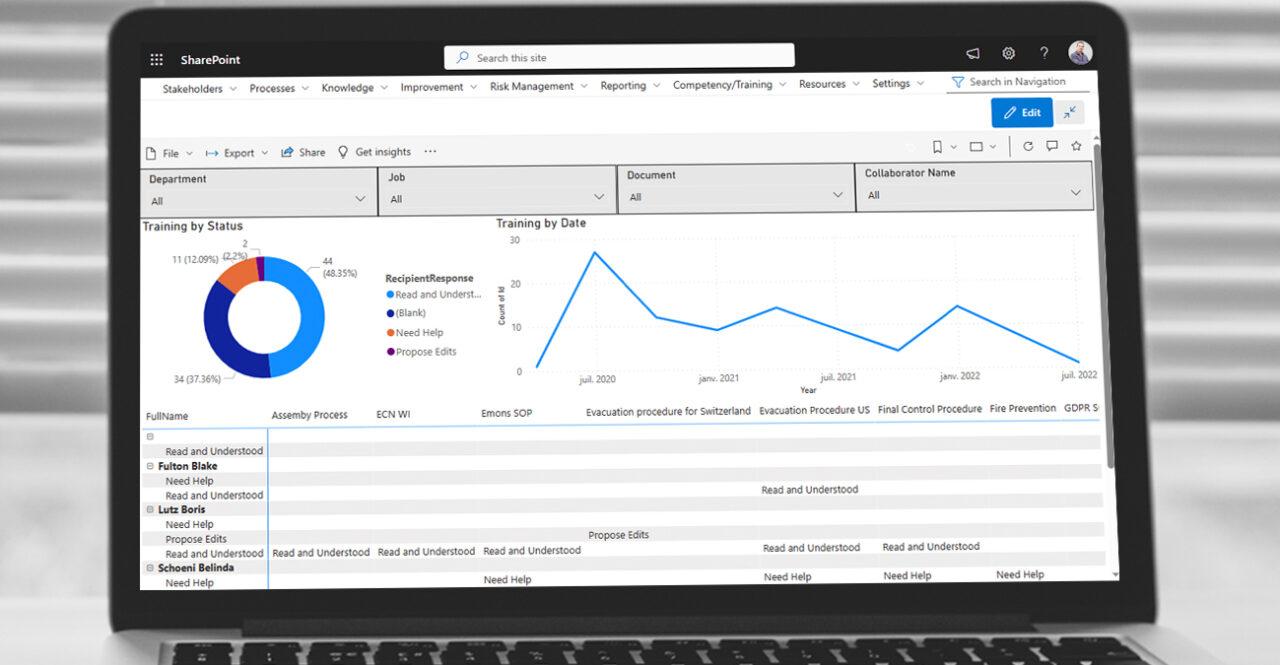Intuitive document control | eQMS powered by Microsoft 365